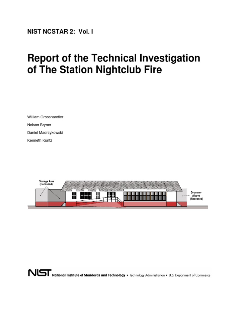Station NIght Club Fire NIST Report | PDF | Fire Sprinkler System ...