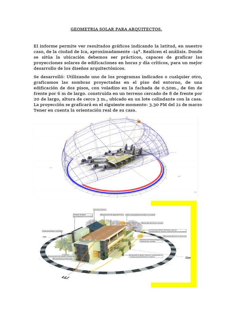 Geometria Solar para Arquitectos | PDF