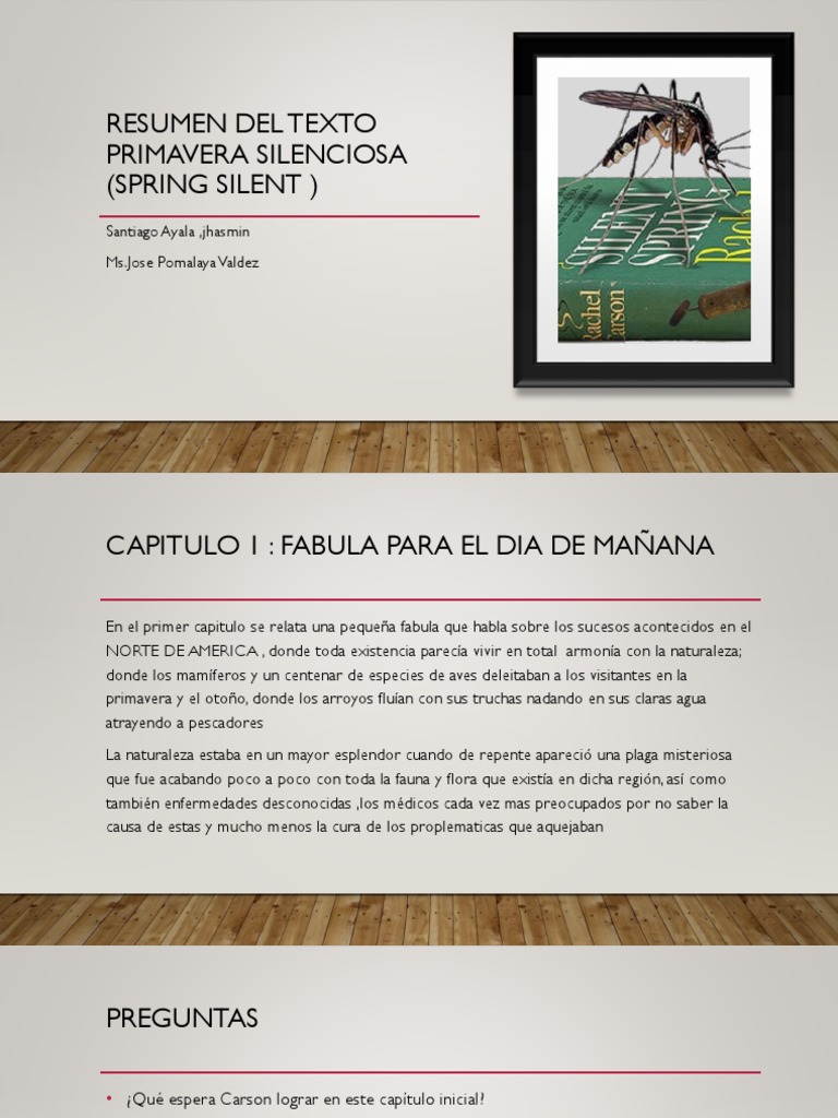 Desarrollo Sostenible Silent Spring | PDF | Pesticida | Ddt