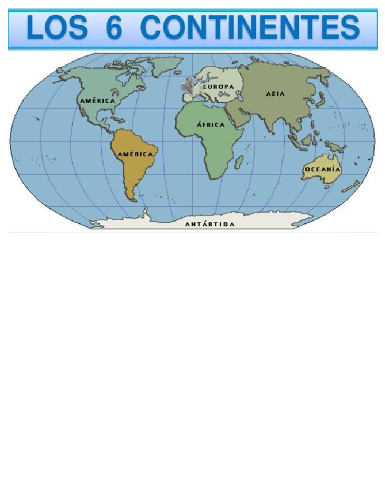 Los 6 Continentes | PDF