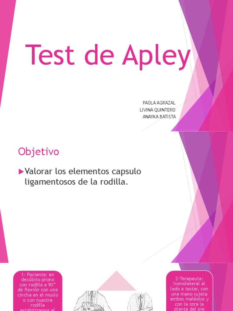Test de Apley | PDF