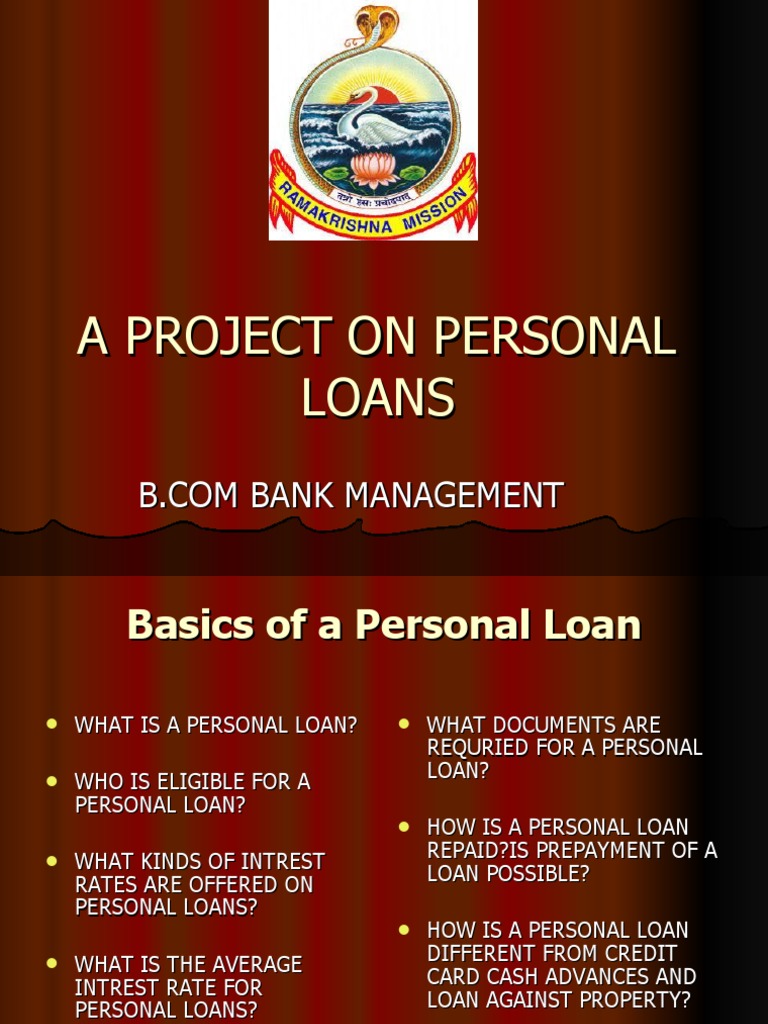 Basics of A Personal Loan | PDF | Loans | Finance & Money Management
