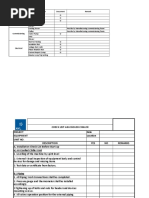 Chiller Checklist | PDF | Heat Exchanger | Air Conditioning