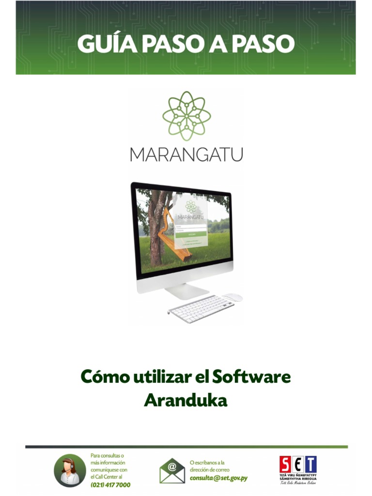 Guía para usar el Software Aranduka | PDF | Zip (formato de archivo ...