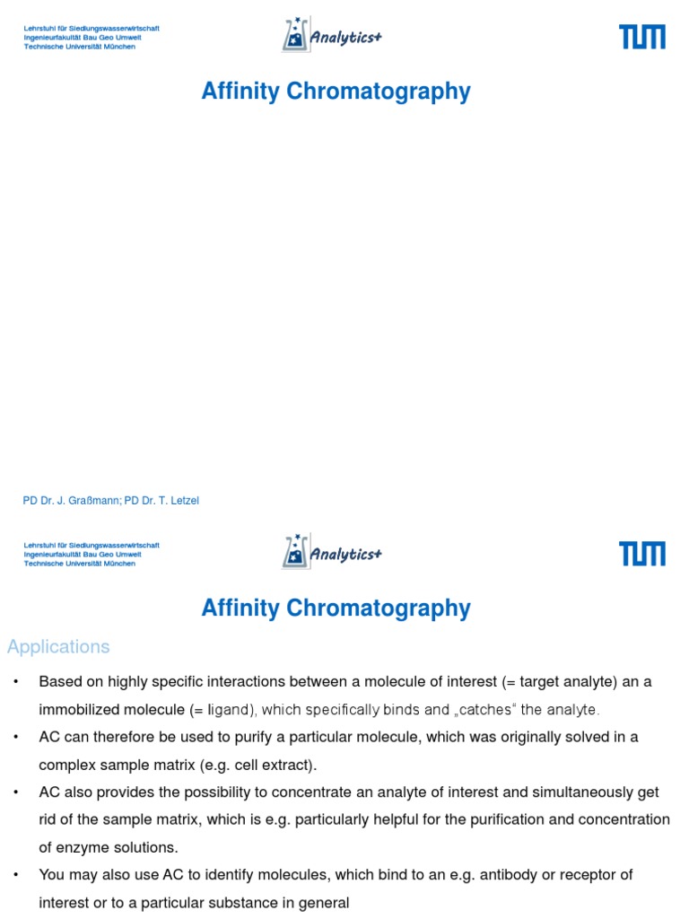 Affinity Chromatography Techniques Guide | PDF | Chromatography ...