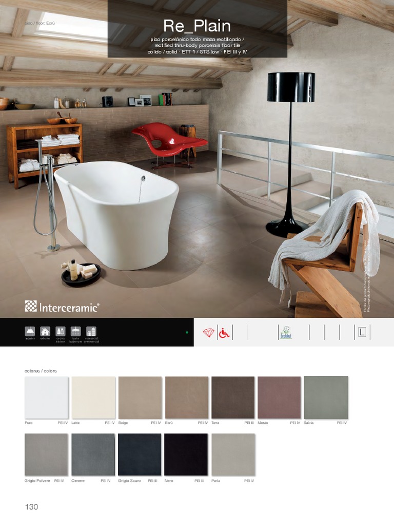 Interceramic Rpla Replain Mxhoja de Catalogo-004782 | PDF | Loseta ...