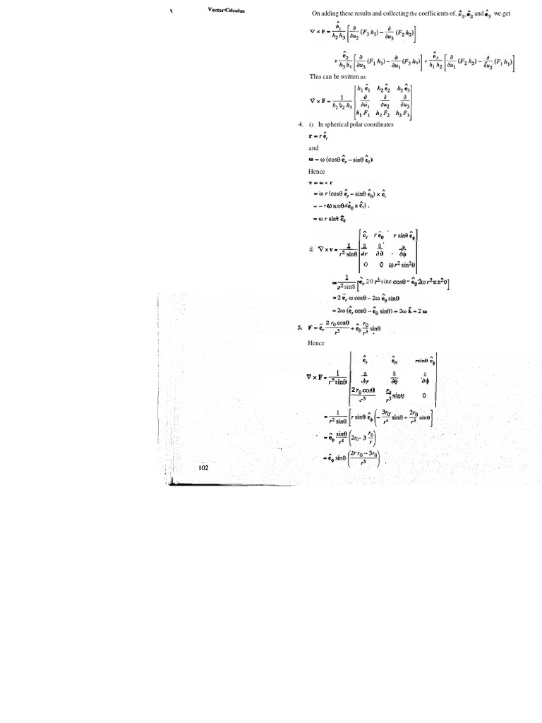 Vector Integration | PDF | Integral | Divergence