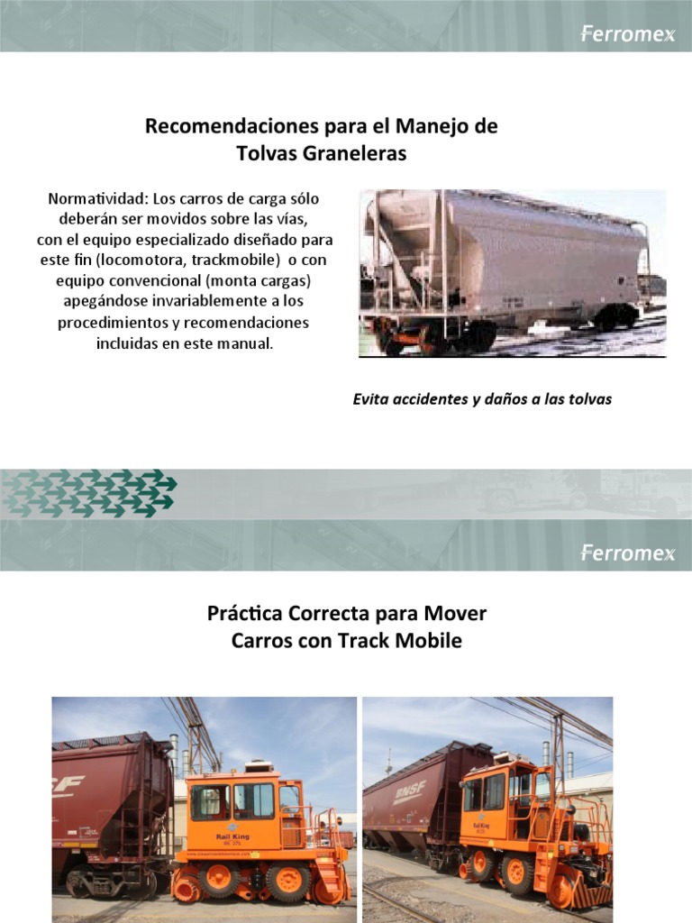 Recomendaciones Para El Manejo de Tolvas Graneleras