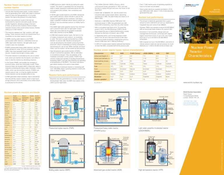 Pocket Guide Reactors | PDF | Nuclear Reactor | Pressurized Water Reactor