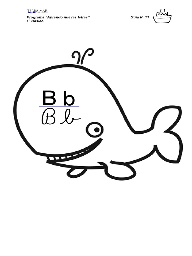 Actividades para la letra B en 1º Básico | PDF | Ocio