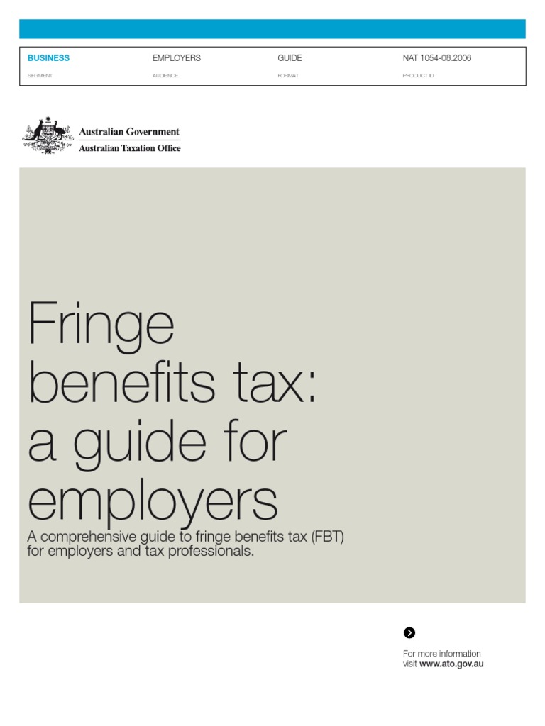 FBT Guide | PDF | Employee Benefits | Tax Exemption