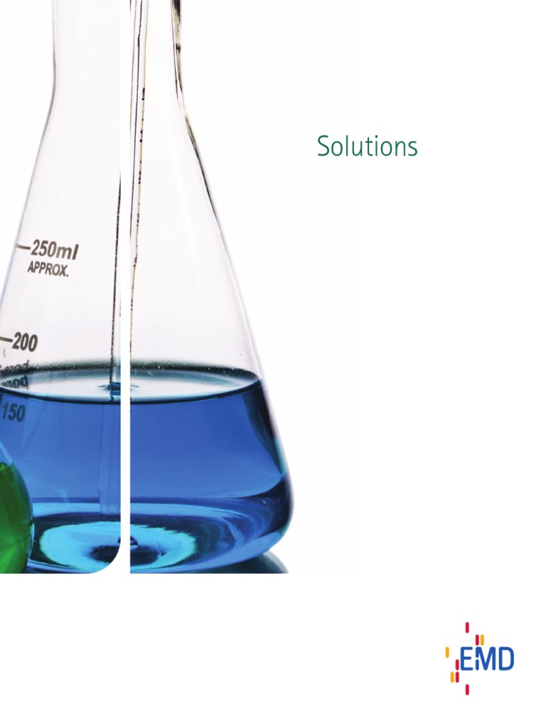 EMD Solutions | PDF | Solution | Hydrochloric Acid