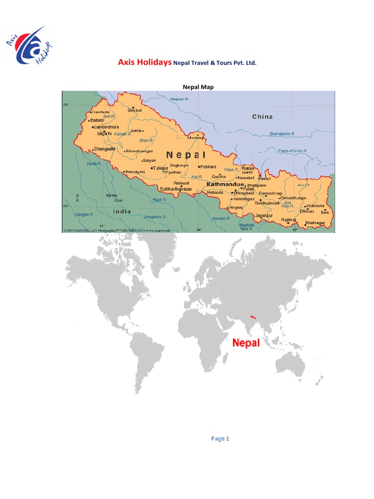 Nepal Map | PDF