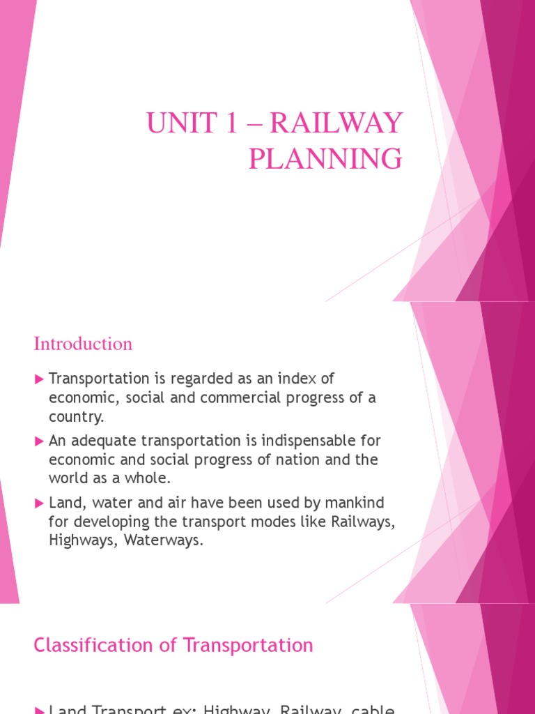 Railway Unit | PDF | Track (Rail Transport) | Rail Transport