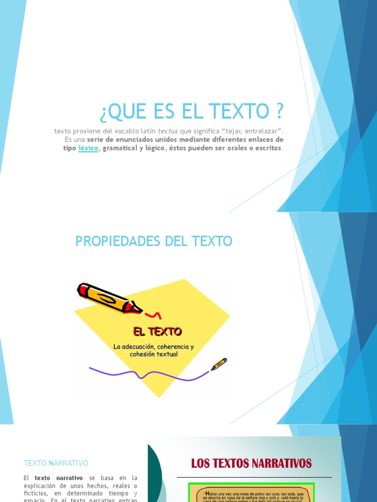 Que Es El Texto | PDF