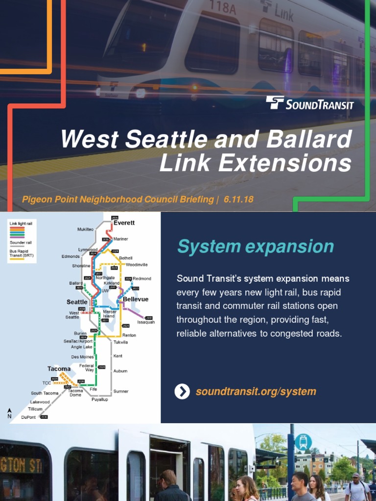 Pigeon Point Presentation On Sound Transit Light Rail | PDF | Seattle ...