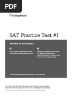 SAT Math Prep Course Packet | PDF | Sat | Equations