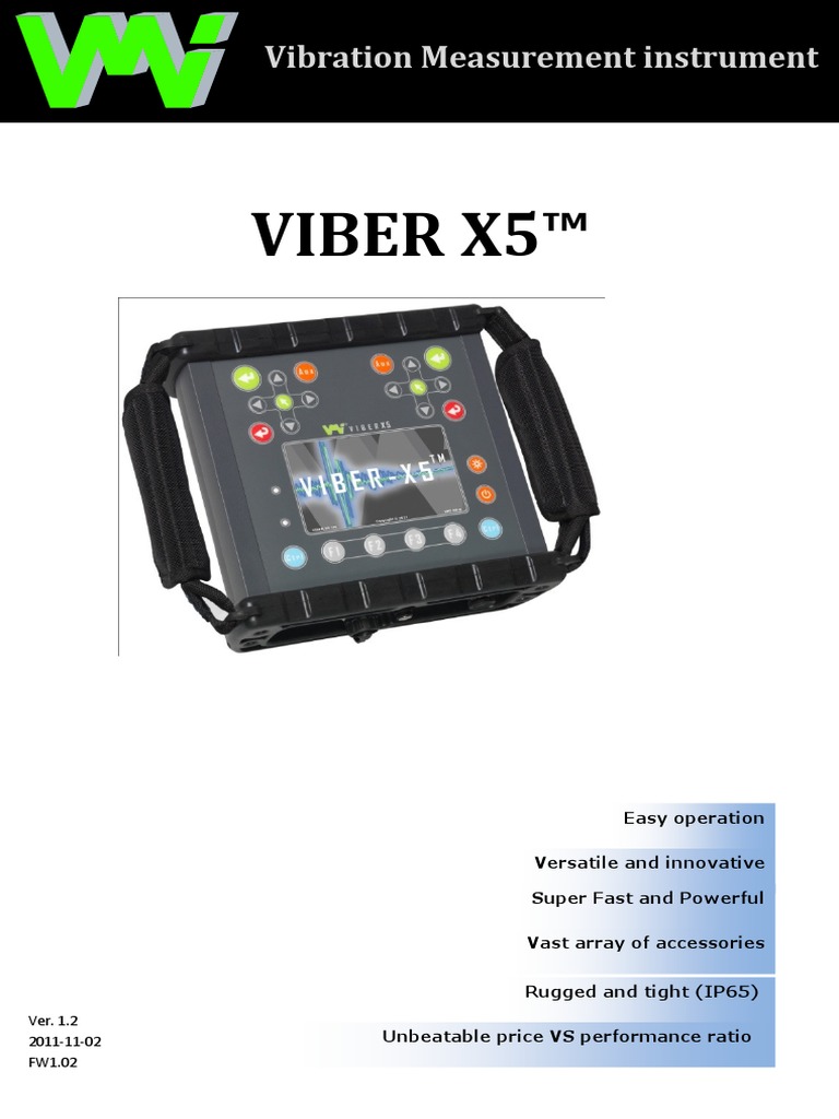 VMI X5 Datasheet | PDF | Digital Signal Processing | Amplitude