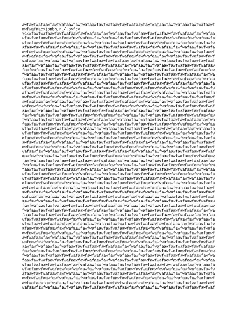 Repeated Text Document | PDF