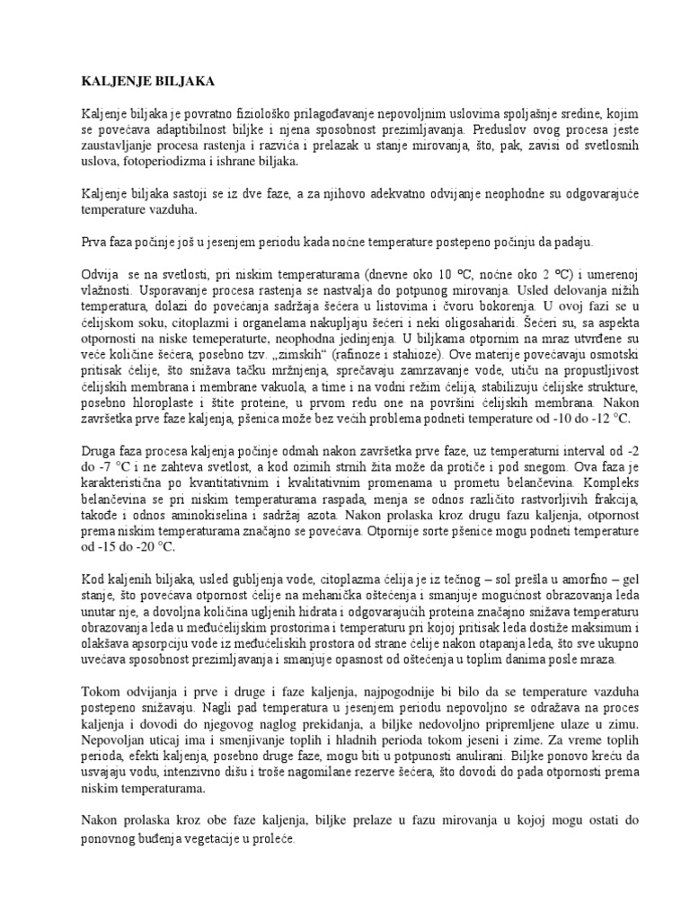 Zelena 3 Kaljenje Biljaka | PDF