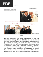 Jesuit Oath Short | PDF | Eucharist | Catholic Church