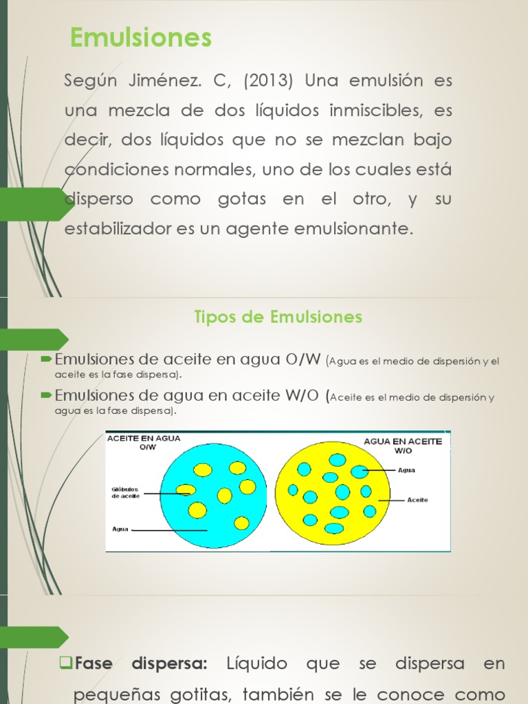 Emulsionantes | Emulsión | Alimentos | Prueba gratuita de 30 días | Scribd