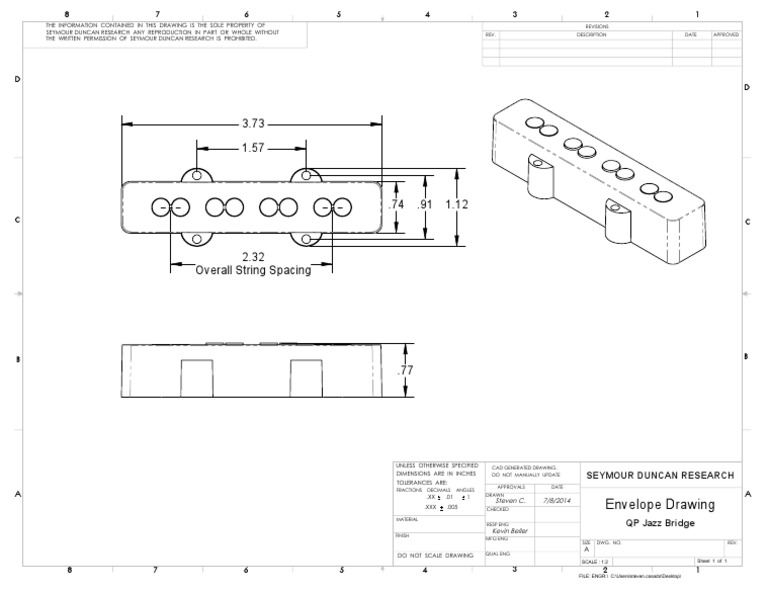 Envelope Drawing: Seymour Duncan Research | PDF | Computing | Software
