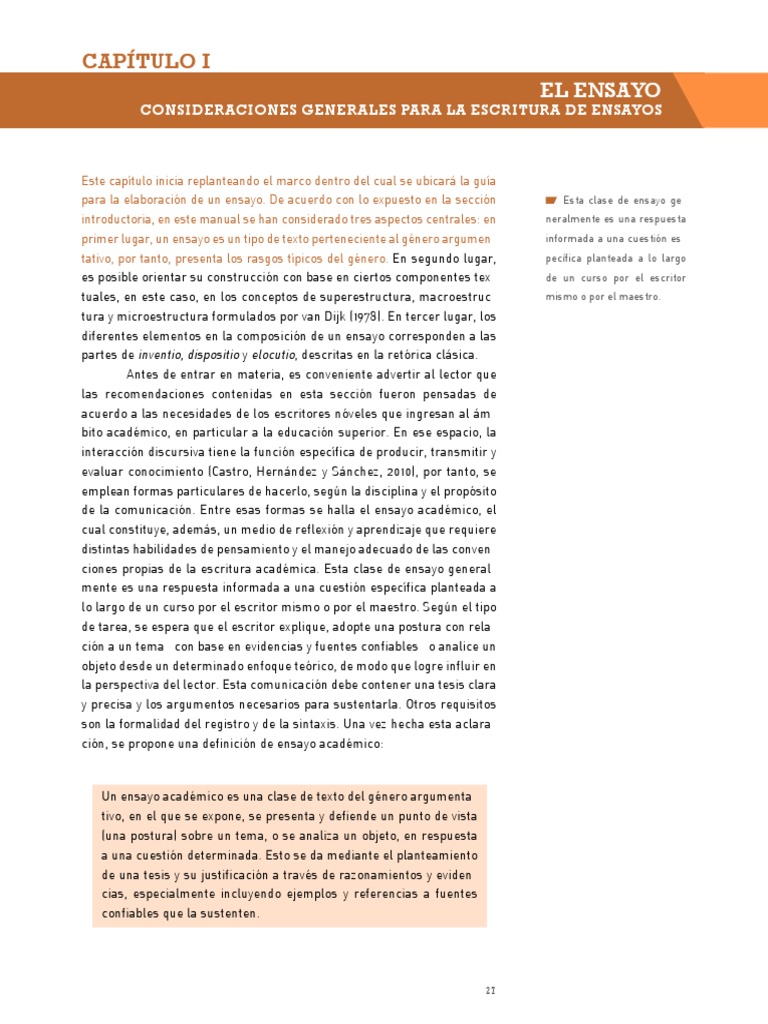 Manual de escritura de ensayos académicos | PDF | Ensayos | Retórica