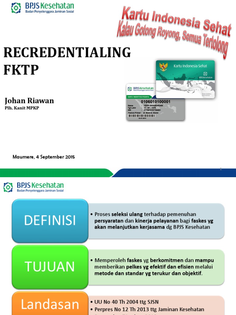 Credentialing FKTP | PDF