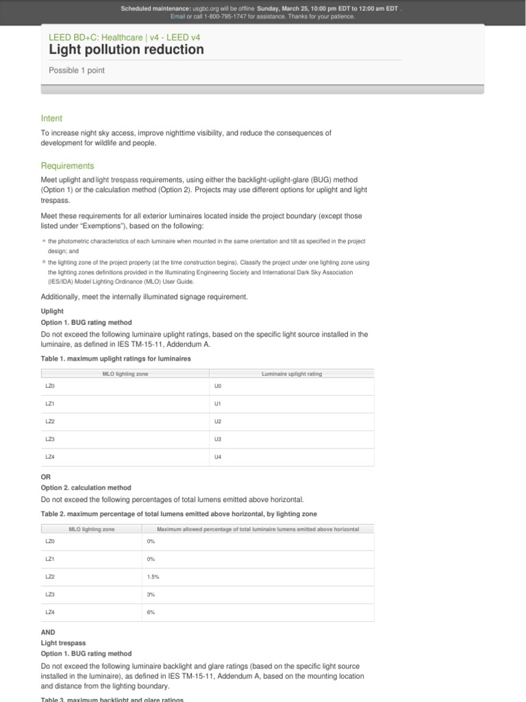 Light Pollution Reduction | PDF | Lighting | Light