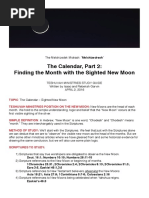 Zadokite Calendar 2025-2026 Overview | PDF | High Holy Days | Passover