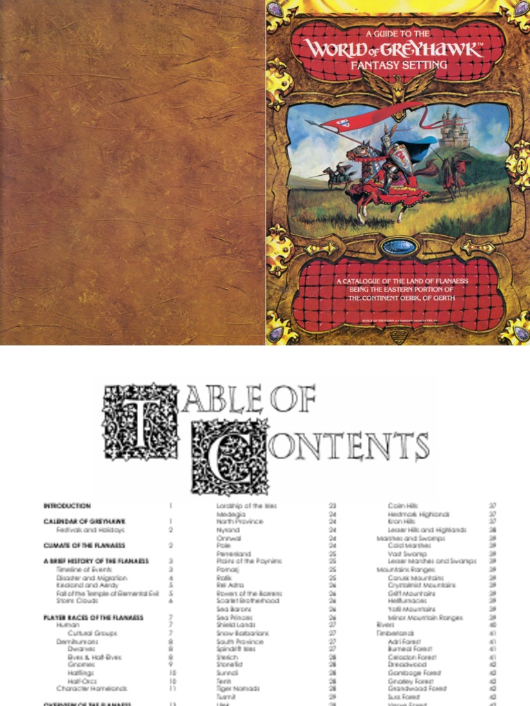 Greyhawk Guide PDF | Download Free PDF | Elf (Dungeons & Dragons)