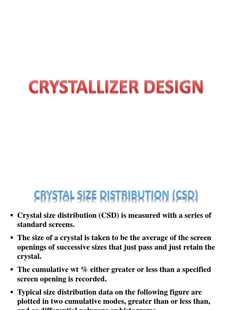 6 Crystallizer Design and Operation | Download Free PDF ...