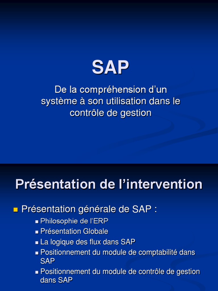 Sap 2 | PDF | Comptabilité | Économie d'entreprise