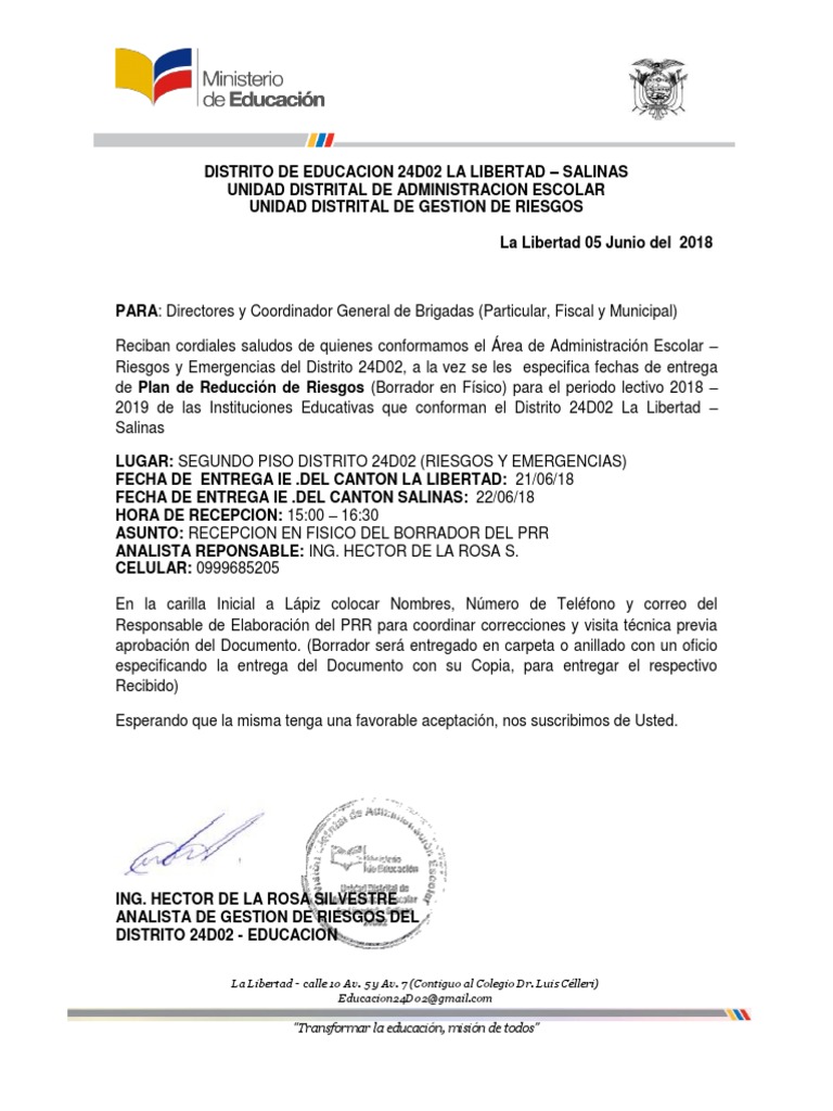 Solicitud de PRR 2018 | PDF