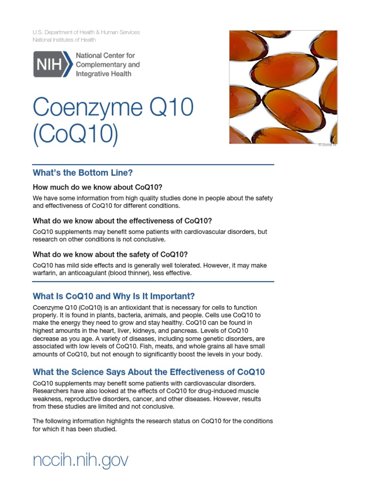 Coenzyme Q10 11-08-2015 | PDF | Statin | Clinical Trial