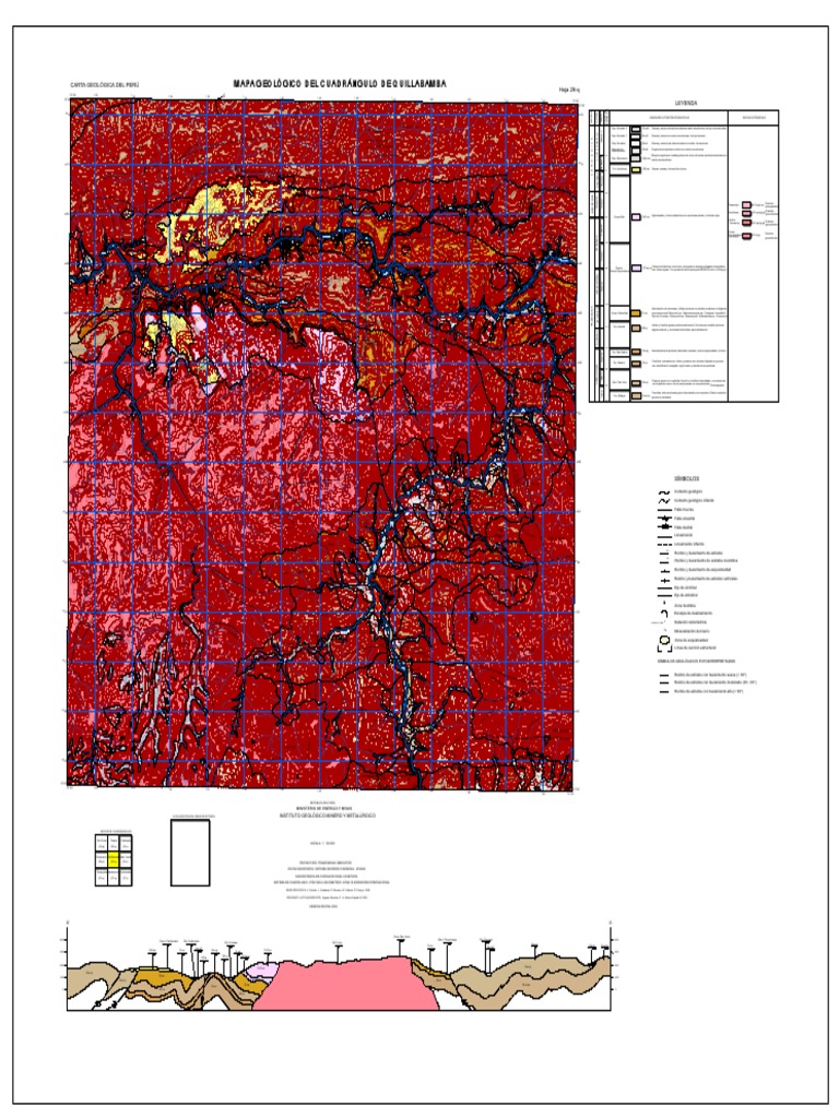 Mapa Geológico Cuadrángulo Quillabamba | PDF