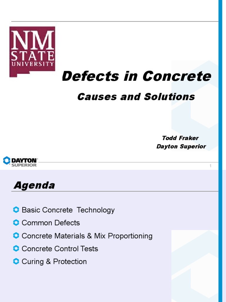 Understanding Concrete Defects: Causes and Solutions | PDF | Concrete ...