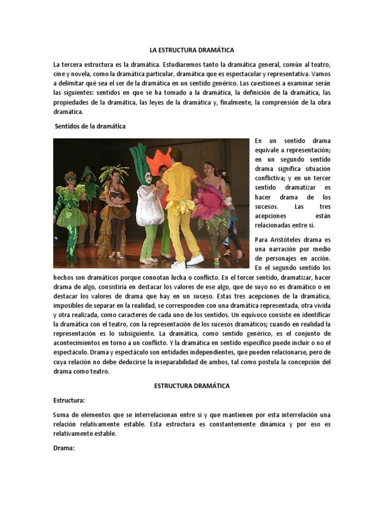 La Estructura Dramática | PDF | Narrativa | Analogía