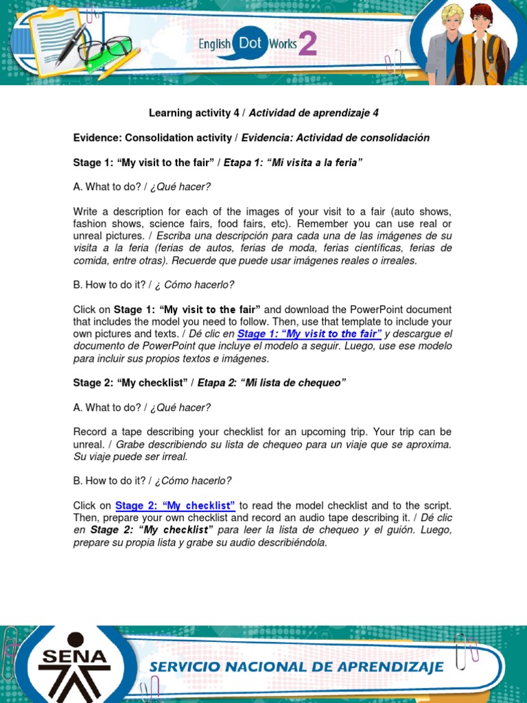 Evidence Consolidation Activity | PDF | Idiomas