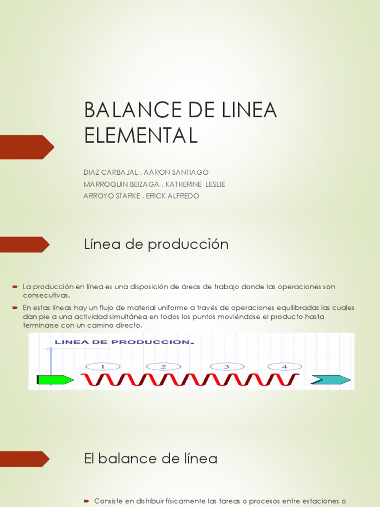 Balance de Linea | PDF | Informática y tecnología de la información