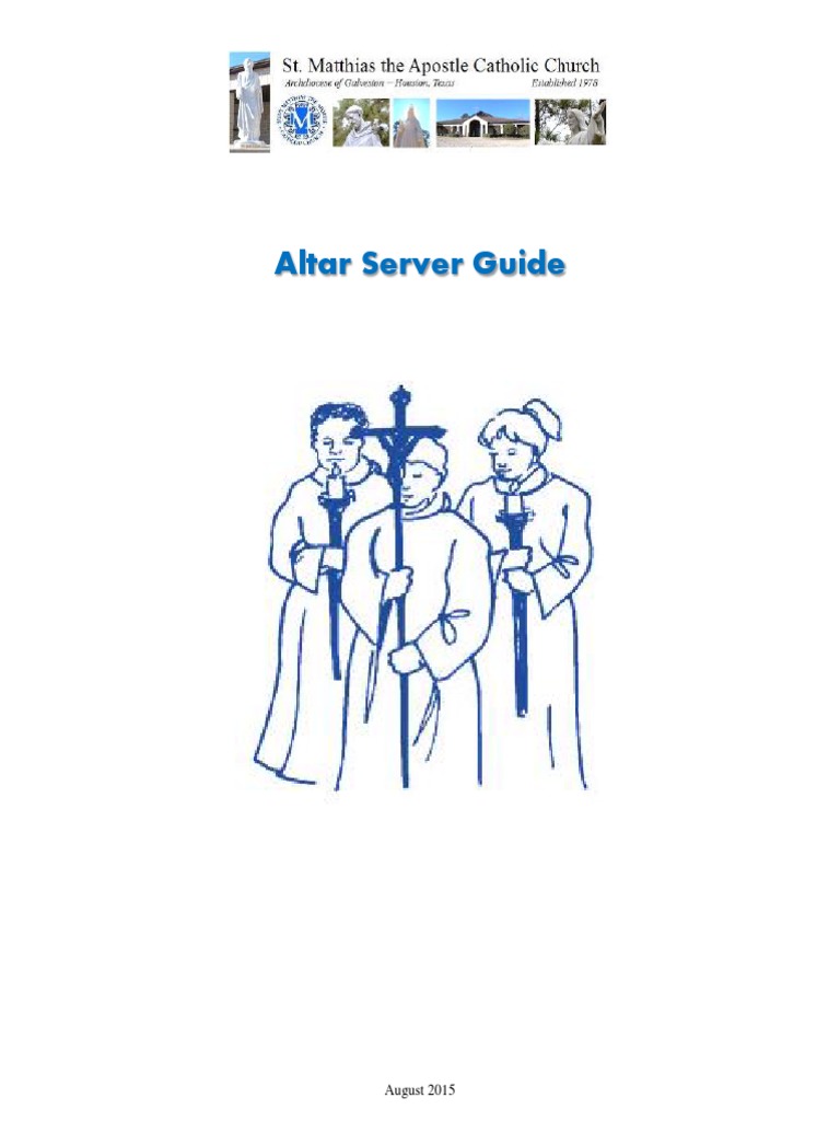 Altar Server Manual Final 8-2015 | PDF | Mass (Liturgy) | Eucharist