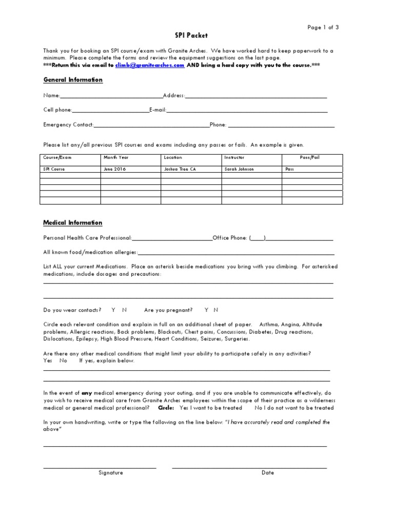 SPI Packet 2018 | PDF | Sweater | Clothing