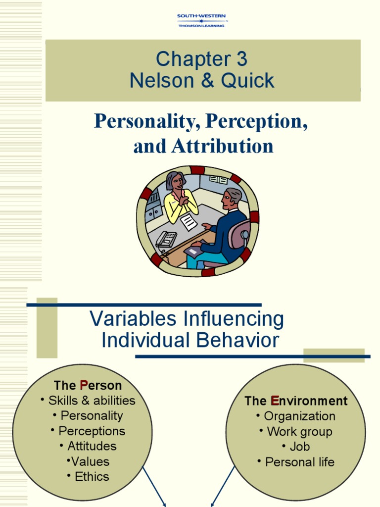 Understanding Individual Behavior: The Interplay Between Personality ...