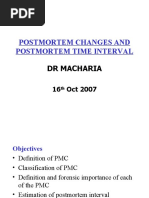 Stages of Post Mortem Lividity and Putrefaction of The Body | PDF ...