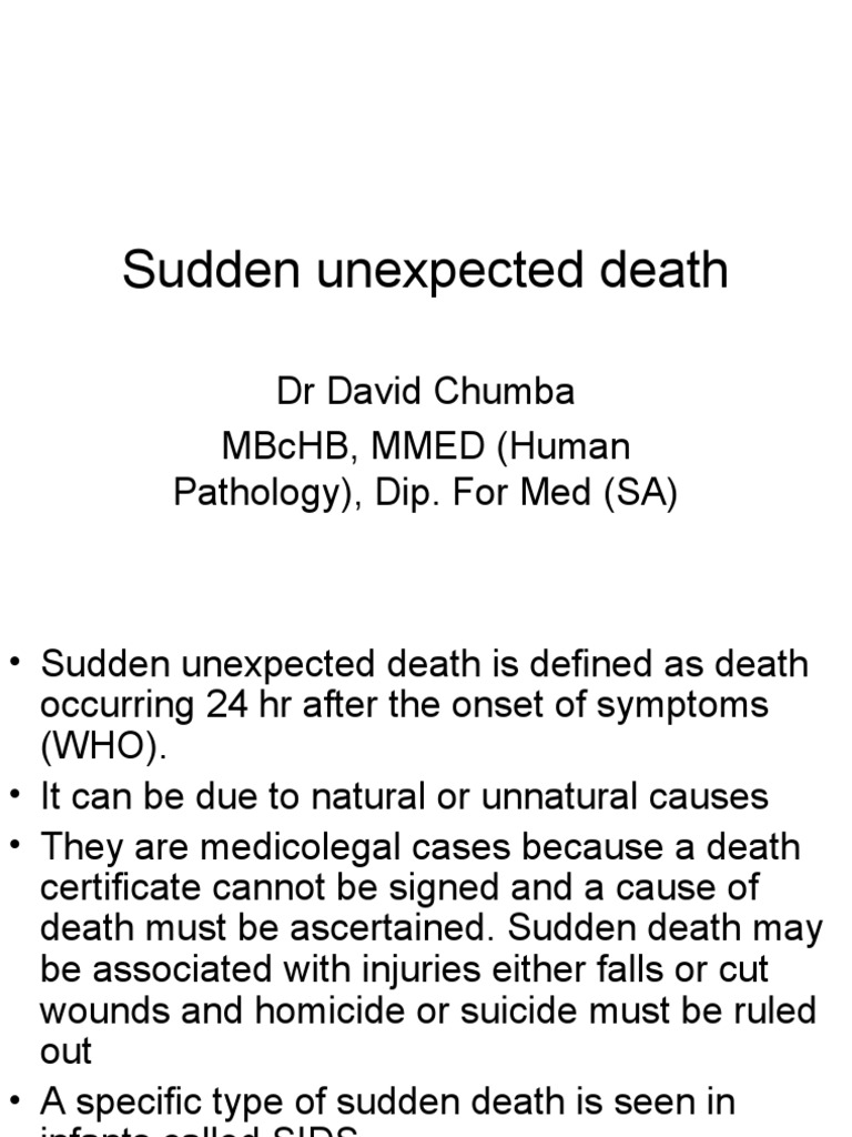 Sudden Unexpected Death FMT 400 | PDF | Heart | Cardiac Arrest