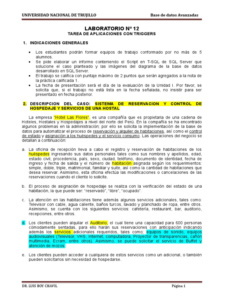 4 Tarea de Programación de Trigger | PDF | Servidor SQL de Microsoft | SQL