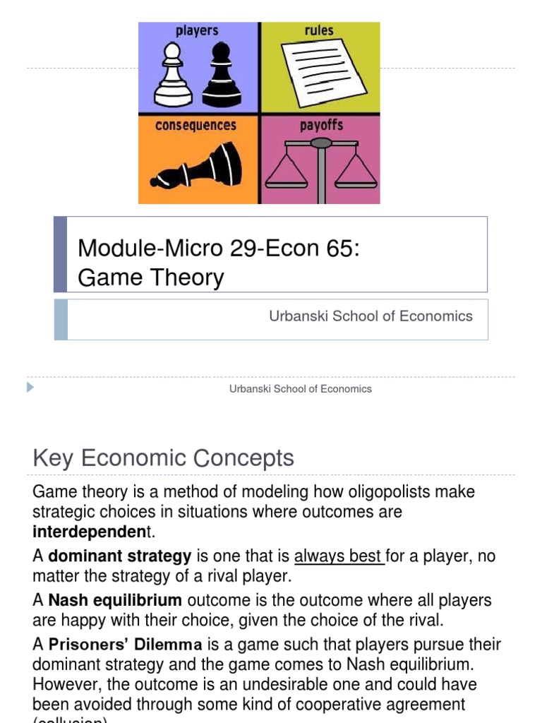 Examples Game Theory | PDF | Oligopoly | Game Theory