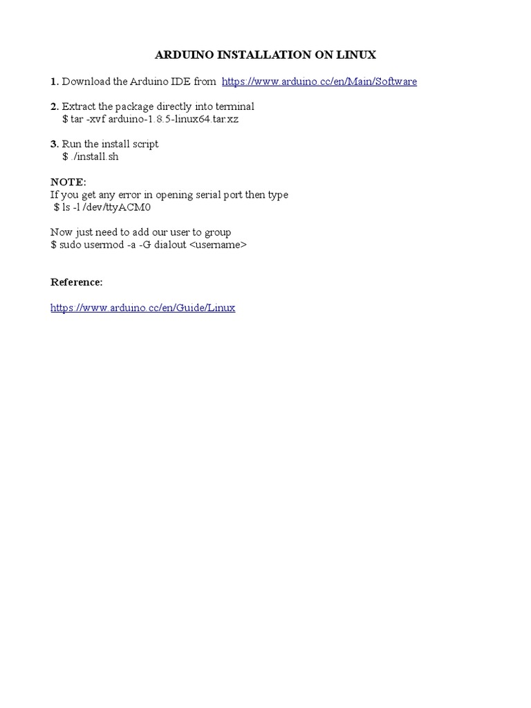 A Step-by-Step Guide to Installing and Configuring the Arduino IDE on ...