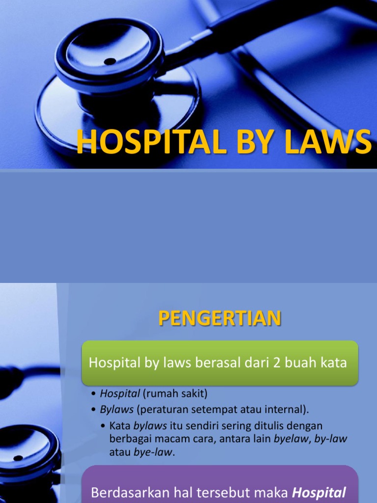 Peraturan Internal Rumah Sakit | PDF | Bisnis